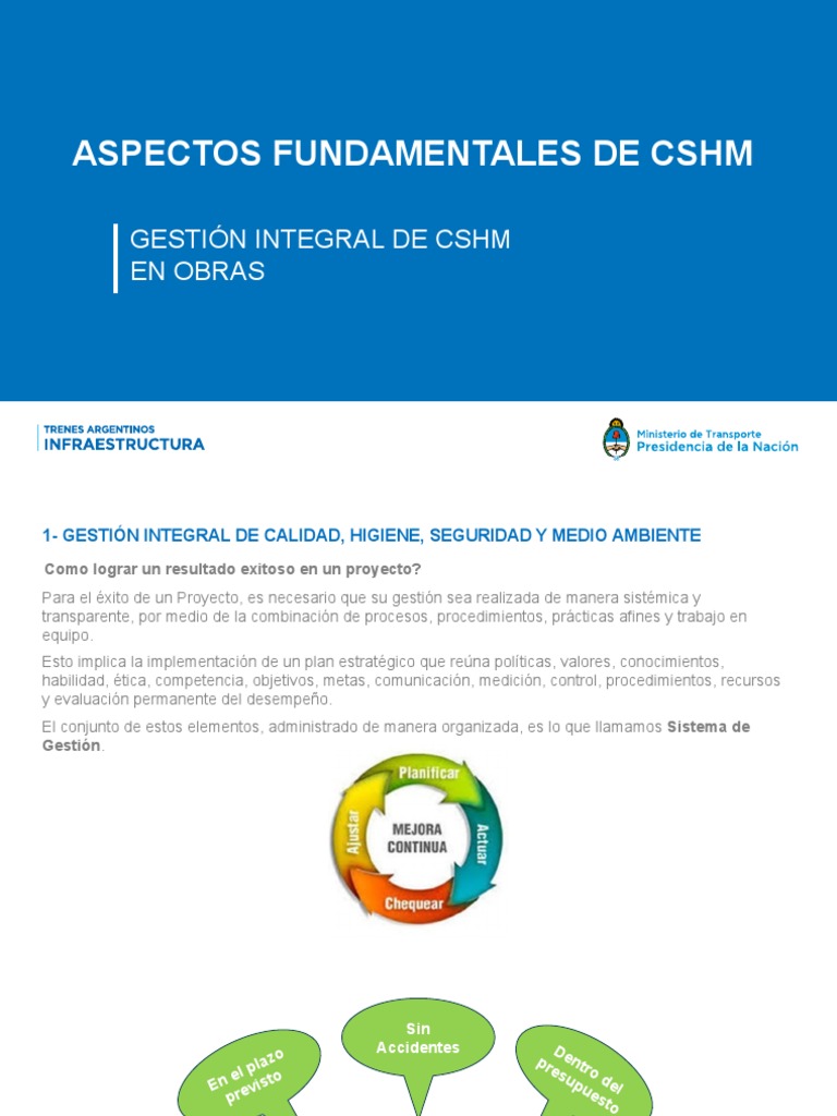 ASPECTOS FUNDAMENTALES DE CSHM - Rev 3 | PDF | Residuos | Gestión de la ...