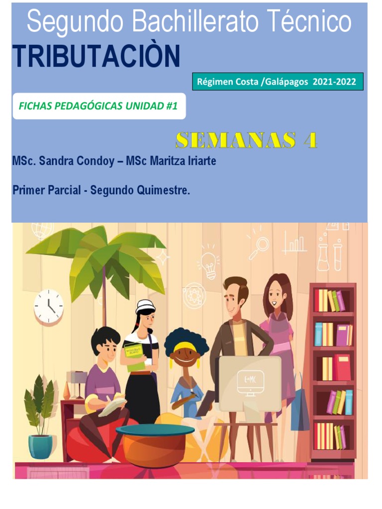 Ficha de Tributacion 1 Unidad 4 Semana | PDF | Impuestos | aduana