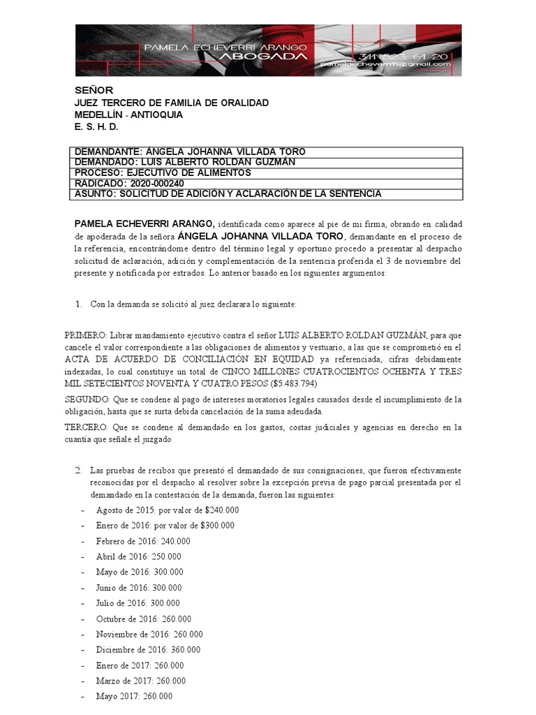 Descorre Traslado Excepciones y Contestacion de Demanda | PDF