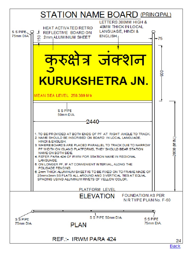 Station Name Board | PDF