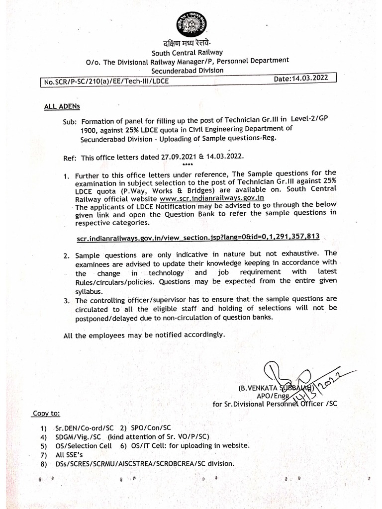 1647344147410-Sample Questions BRI Cadre LDCE | PDF | Welding ...