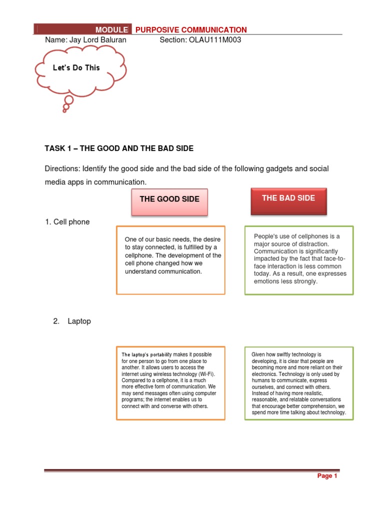 Activity 5 | PDF | Mobile Phones | Social Media