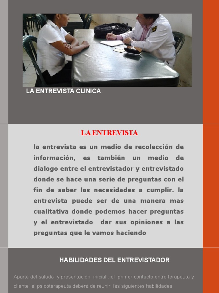 Guía para la Entrevista Clínica | PDF | Experimentar | Psicoanálisis