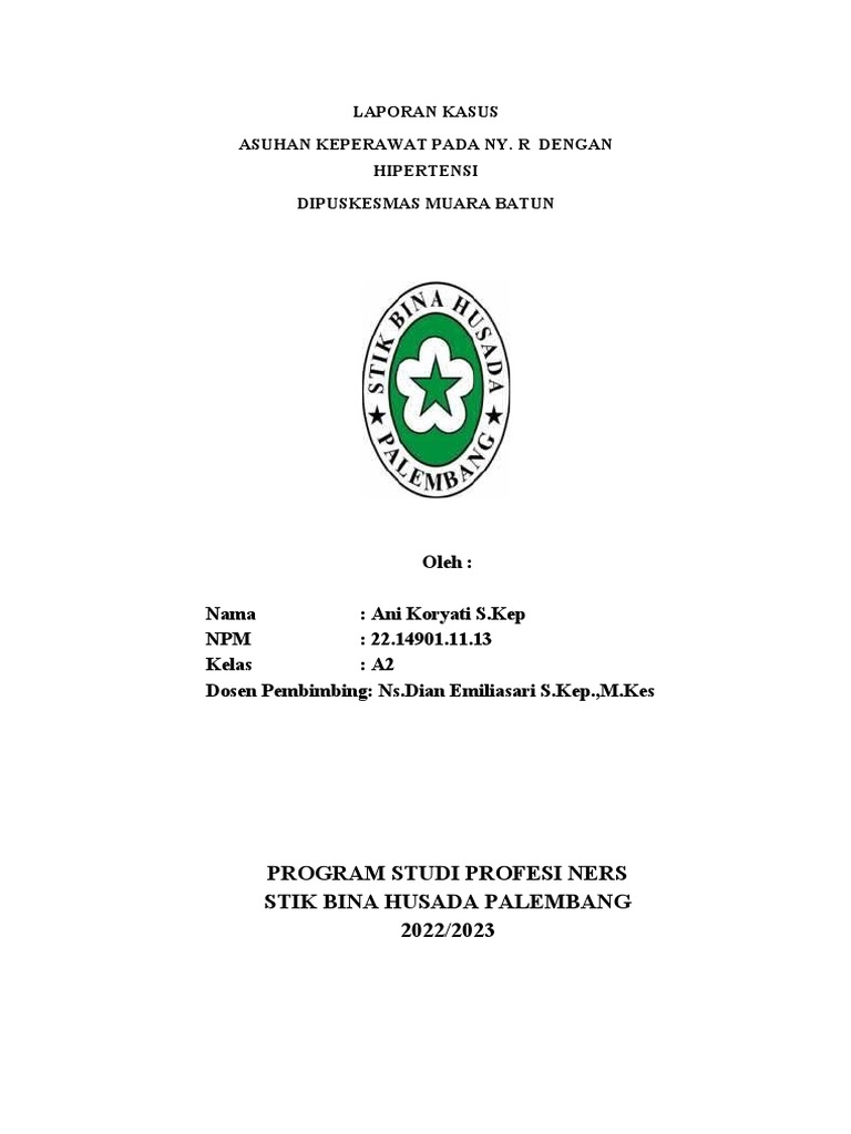 LK KMB Hipertensi Ani Koryati | PDF