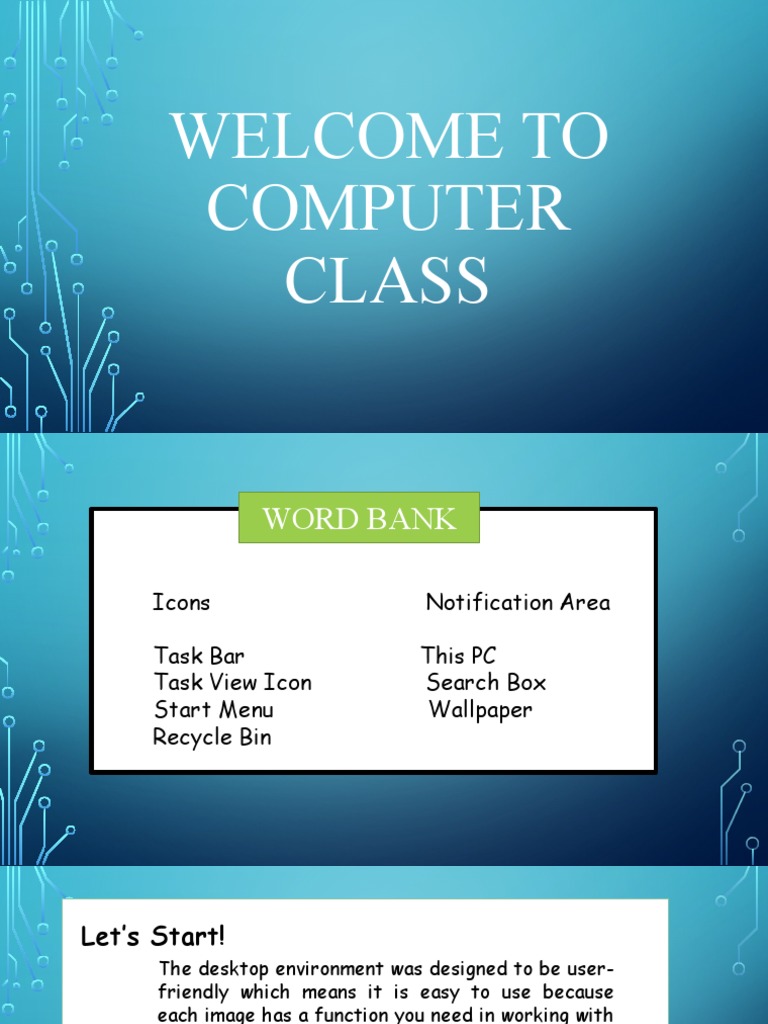 Welcome To Computer Class 3 | PDF | Icon (Computing) | Software