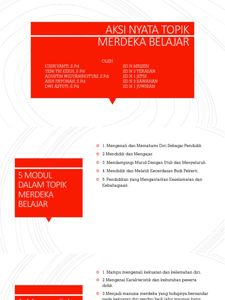 Modul Merdeka Belajar untuk Pendidik | PDF | Karier & Perkembangan