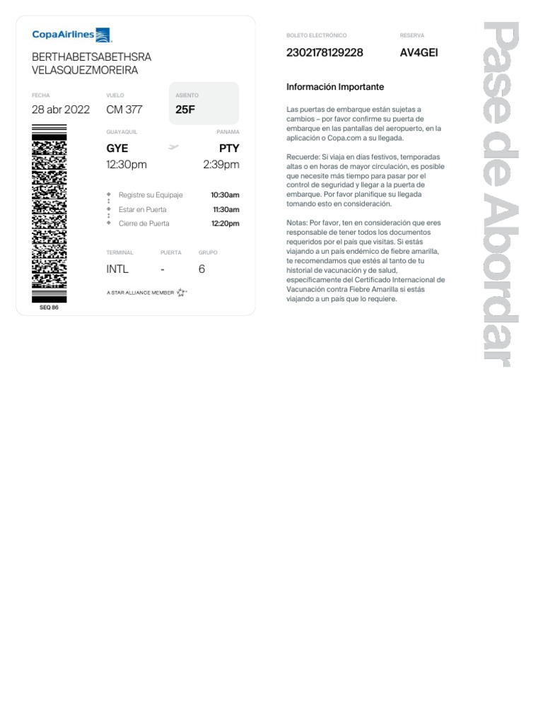 Boarding Pass | PDF