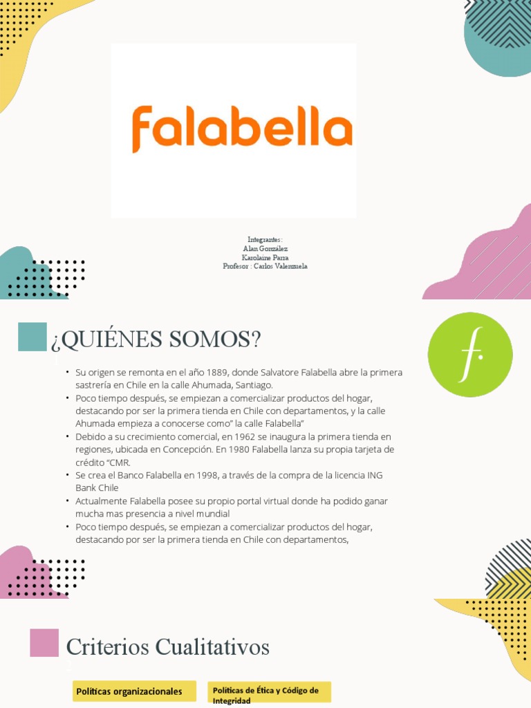 Control de Gestion Fallabella S.A | PDF | Business | Mercado (economía)
