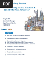 ISO 13007 Classifications | PDF | Adhesive | Conservation And ...