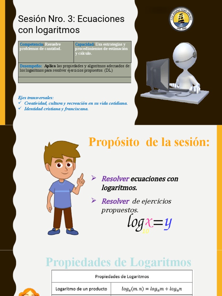 Clase 3 Logaritmo | PDF | Ecuaciones | Logaritmo