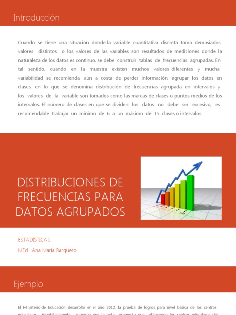 Análisis de datos cuantitativos continuos mediante distribuciones de ...