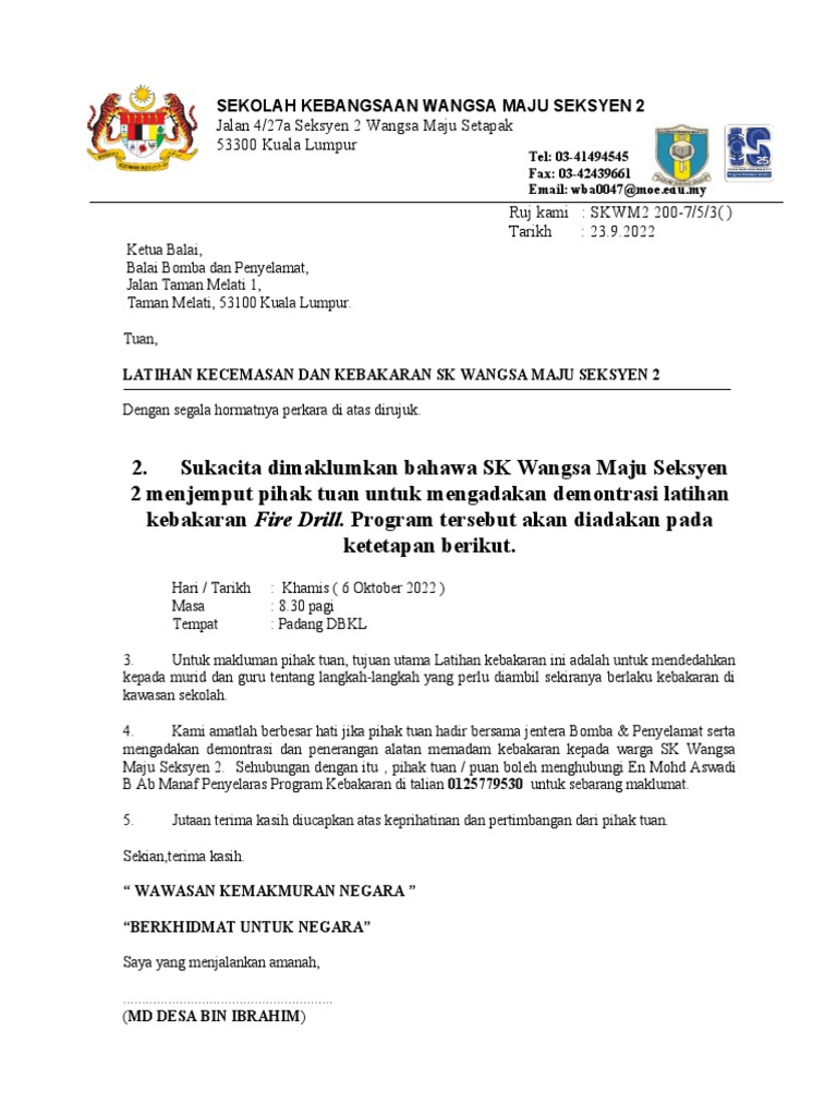 SURAT BOMBA 2022 | PDF