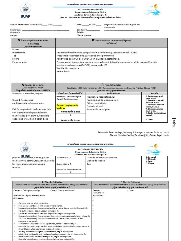 Formato SOAP - CasoPulmonar | PDF | Sistema respiratorio | Tos Formato SOAP - CasoPulmonar | PDF | Sistema respiratorio | Tos