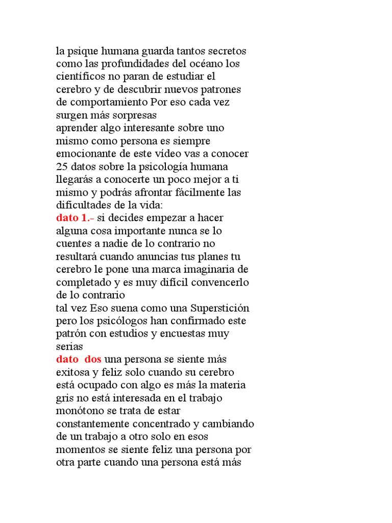 La Psique Humana Guarda Tantos Secretos | PDF | Psique (psicología ...