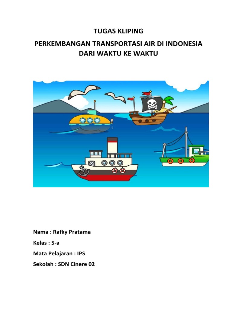 Perkembangan Transportasi Air di Indonesia | PDF