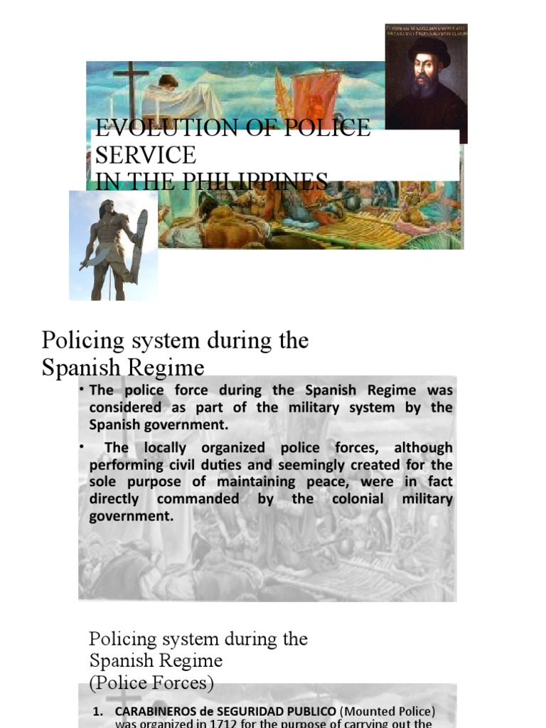 Evolution Of Police Service Pdf Military Philippines