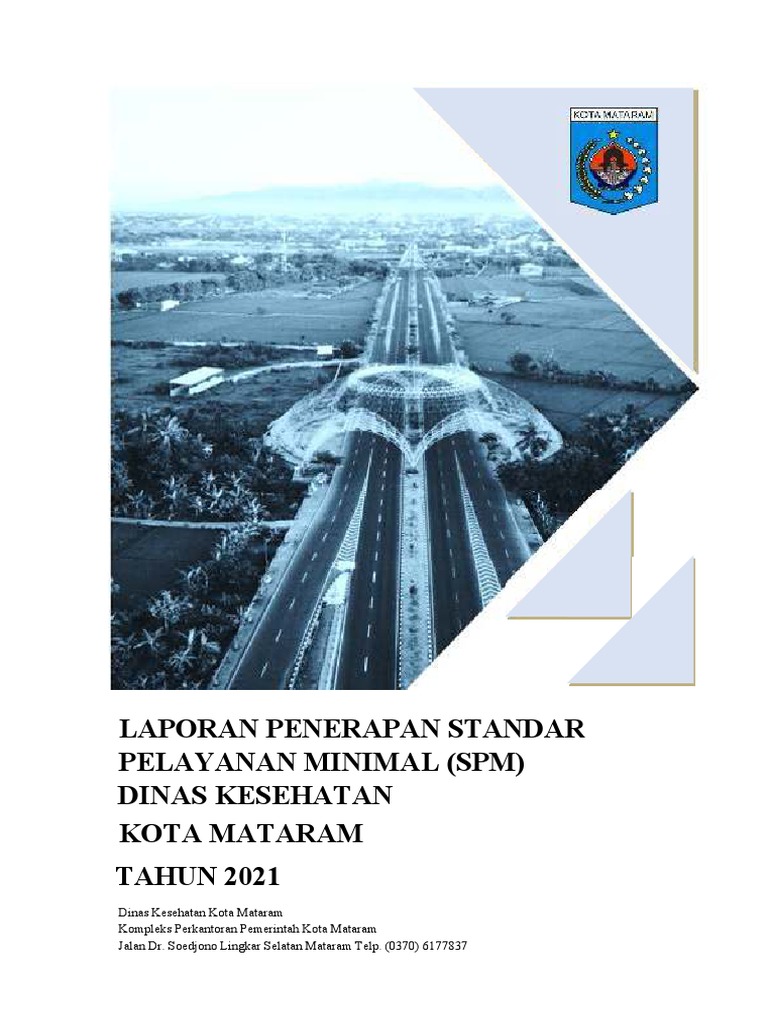 Laporan SPM Kota Mataram Bidang Kesehatan Tahun 2021 - New | PDF