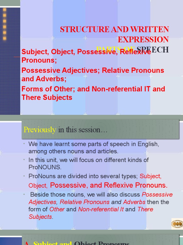 2 Pronouns | PDF | Pronoun | English Grammar