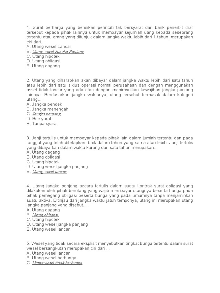 Soal Akt Keuangan Kelas Xii | PDF | Pengelolaan Keuangan & Uang