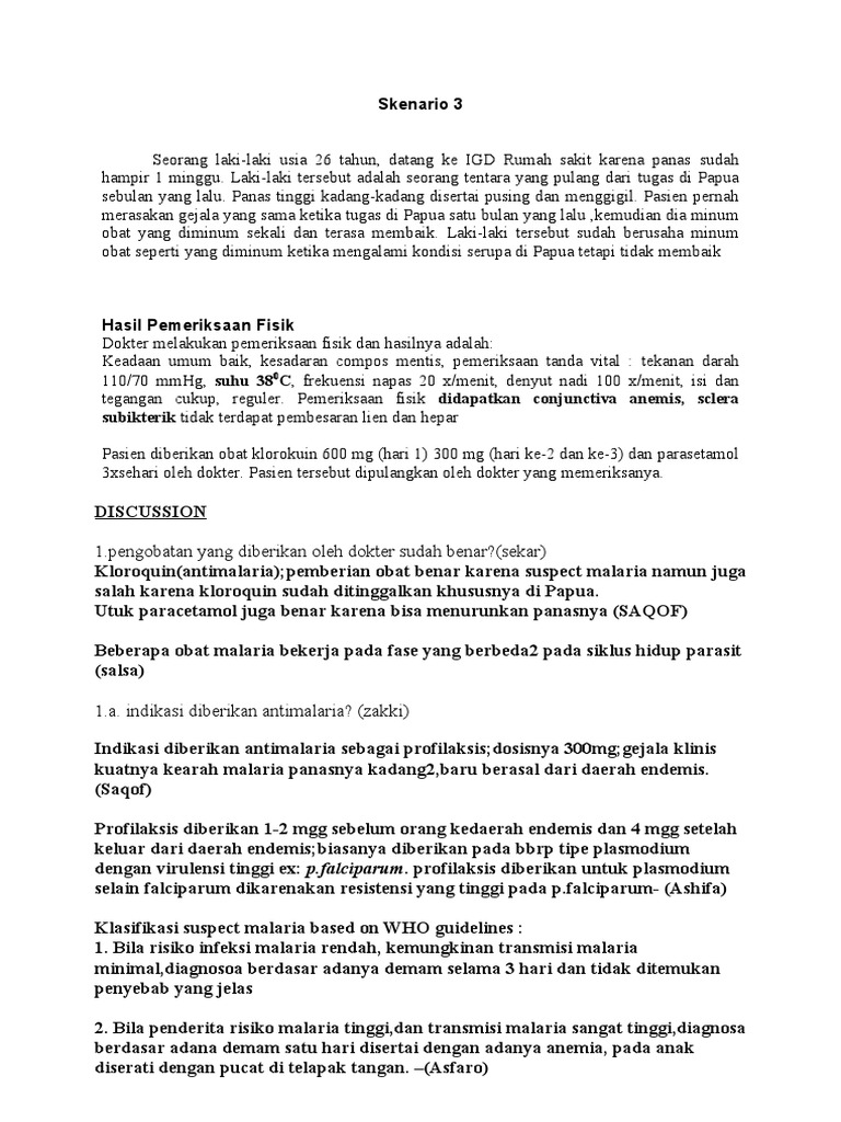 Modul Skenario 3 2021 | PDF | Kesehatan Holistik