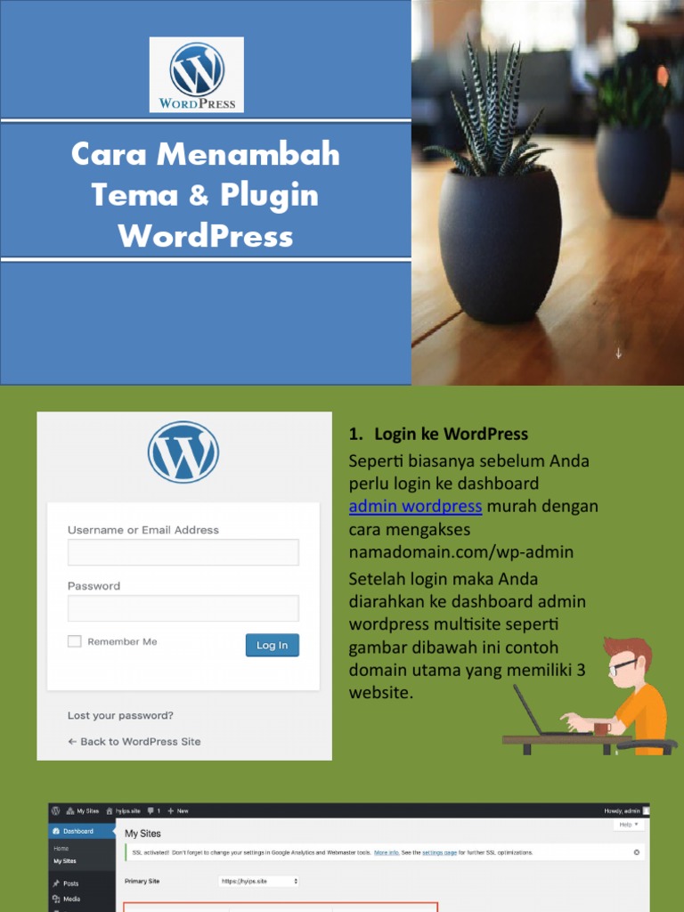 Cara Menambah Tema Dan Plugin WordPress | PDF | Karier & Perkembangan | Bisnis