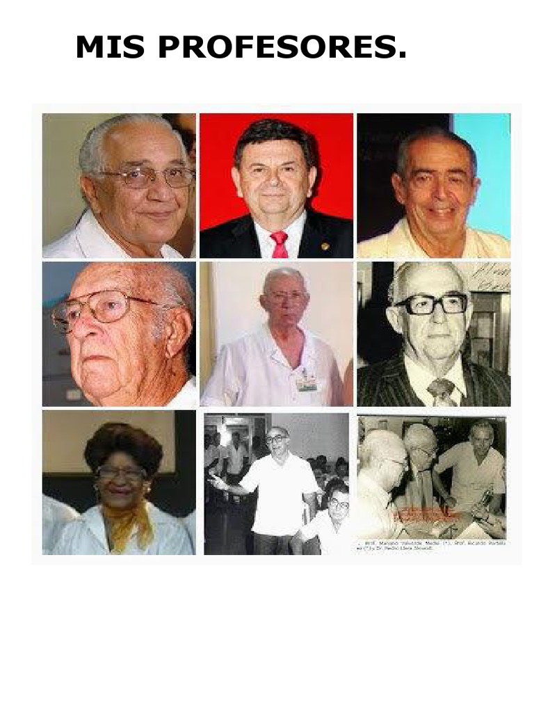 Mis Profesores | PDF | Cuba | Doctorado