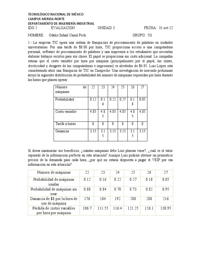 Canul Pech EVT3 5I1 | PDF