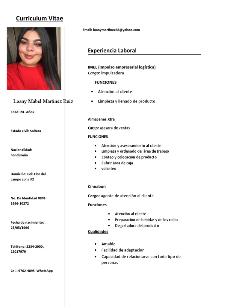 CV Loany Martinez | PDF