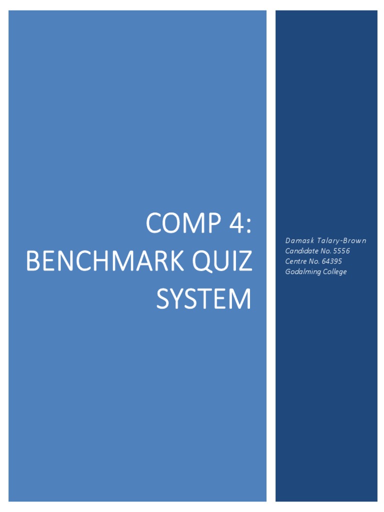 Comp 4 Documentation Pdf Databases String Computer Science