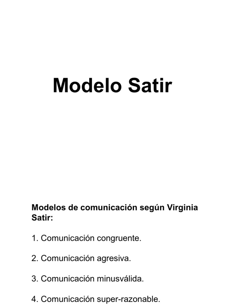 Modelo Satir | PDF