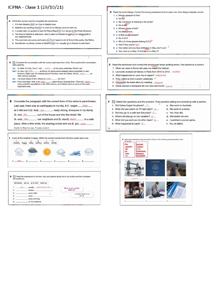 ICPNA - Clase 1 - Basic 7 | PDF