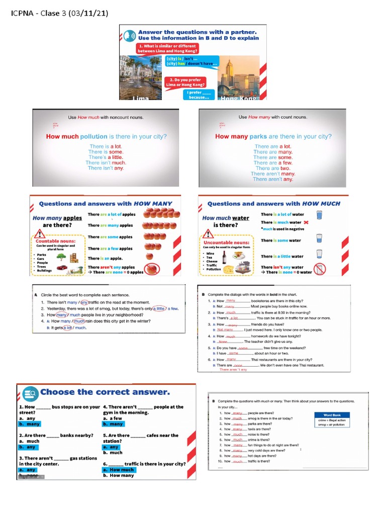 ICPNA - Clase 3 - Basic 7 | PDF