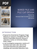 Bored Pile Method Statement For Construction | PDF | Deep Foundation | Casing (Borehole)