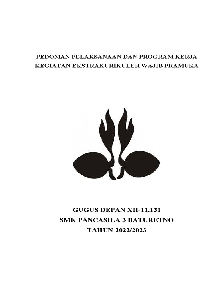 Panduan Kegiatan Dan Program Kerja Ekstra Pramuka Tahunan | PDF