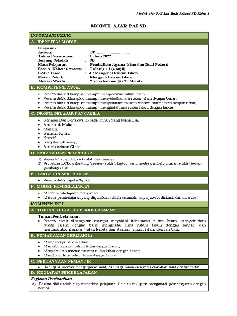 Modul Ajar 4. Bab 4 | PDF | Karier & Perkembangan | Ilmu Sosial