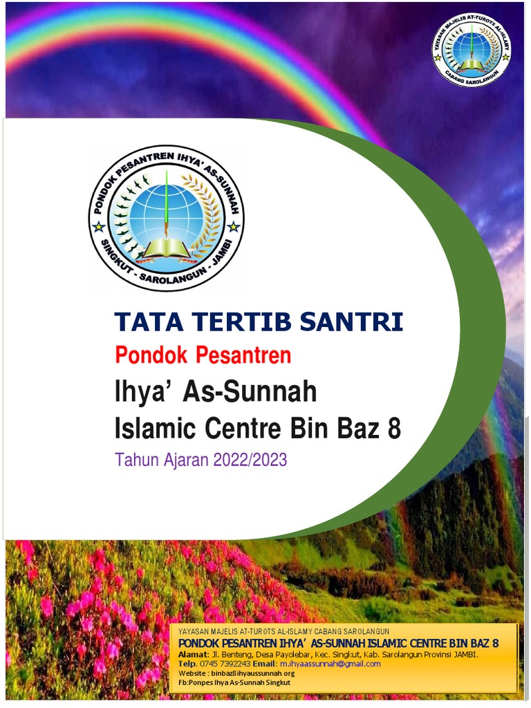 Tata Tertib Santri Pesantren Bin Baz 8 2022-2023. Fix | PDF