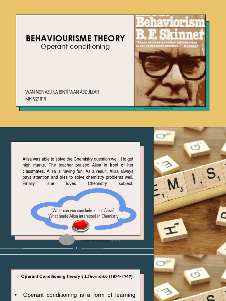 Behaviourisme Theory - Thorndike - B.f.skinner | PDF | Reinforcement ...