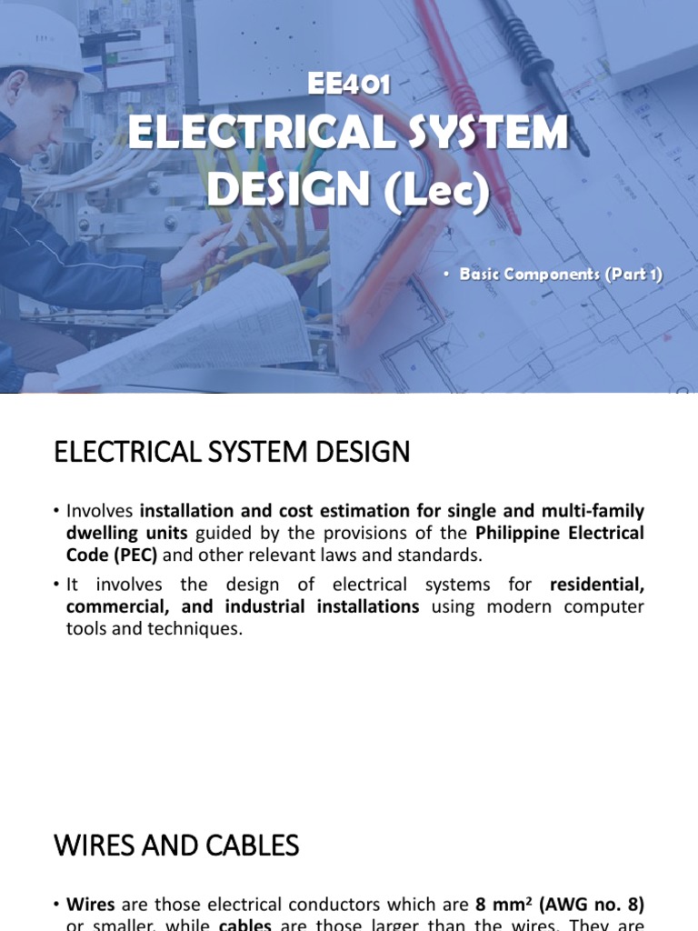 1 Basic Components in Electrical System Design (Part 1) | PDF ...