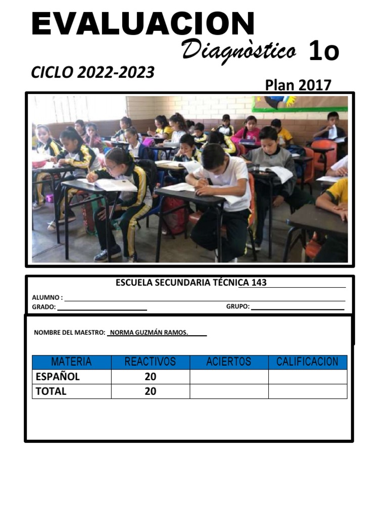Diagnostico 1° Español | PDF | Náhuatl | México