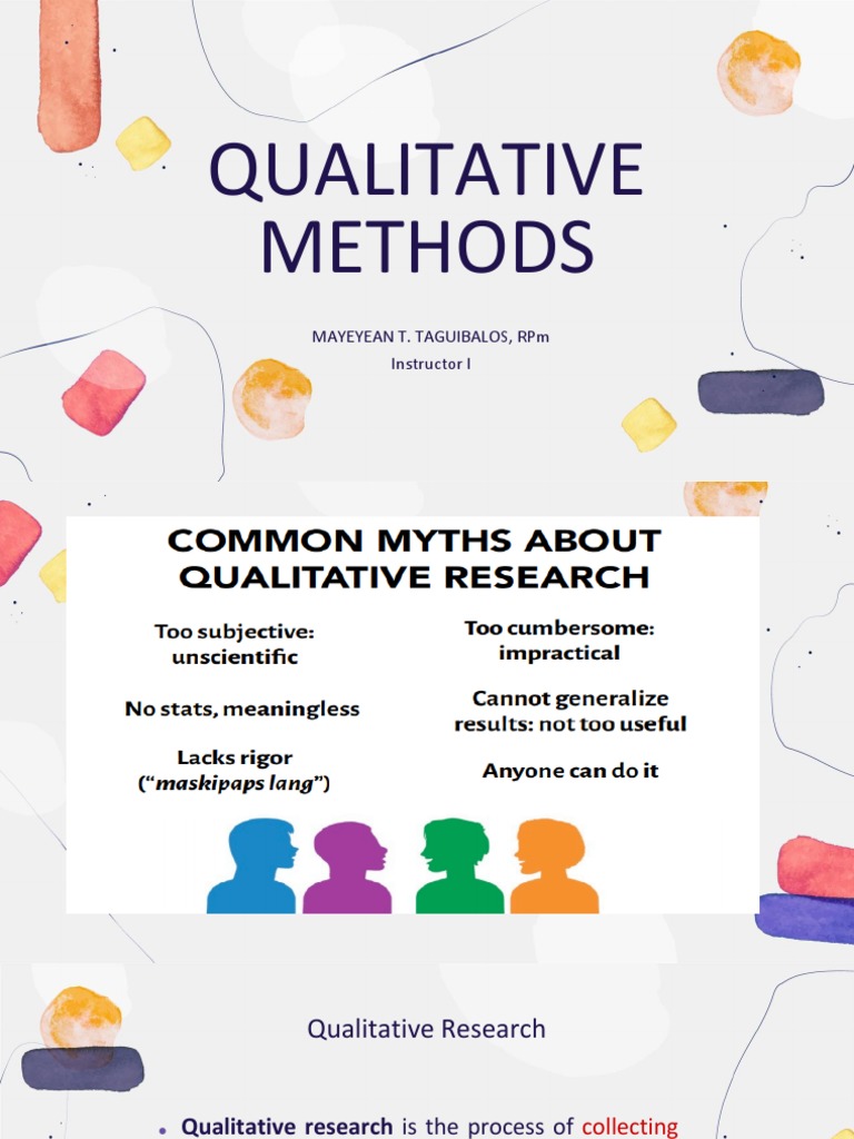 III. Qualitative Research | Download Free PDF | Qualitative Research | Ethnography