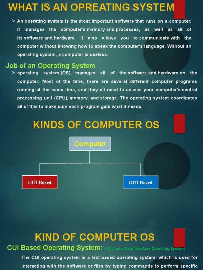 Computer Operating System | Download Free PDF | Operating System | Microsoft Windows
