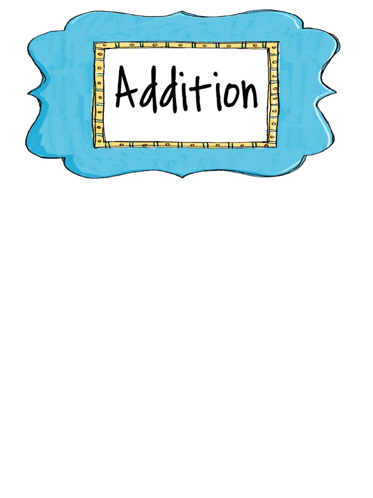 Math Basics: Addition & Subtraction | PDF