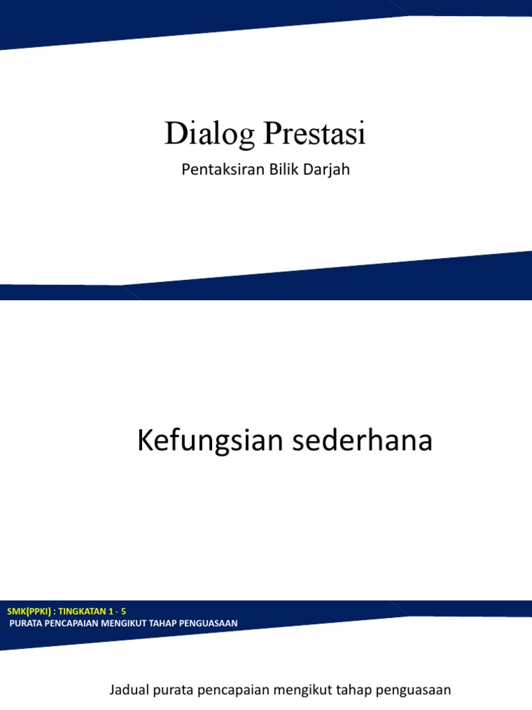 Dialog Prestasi | PDF