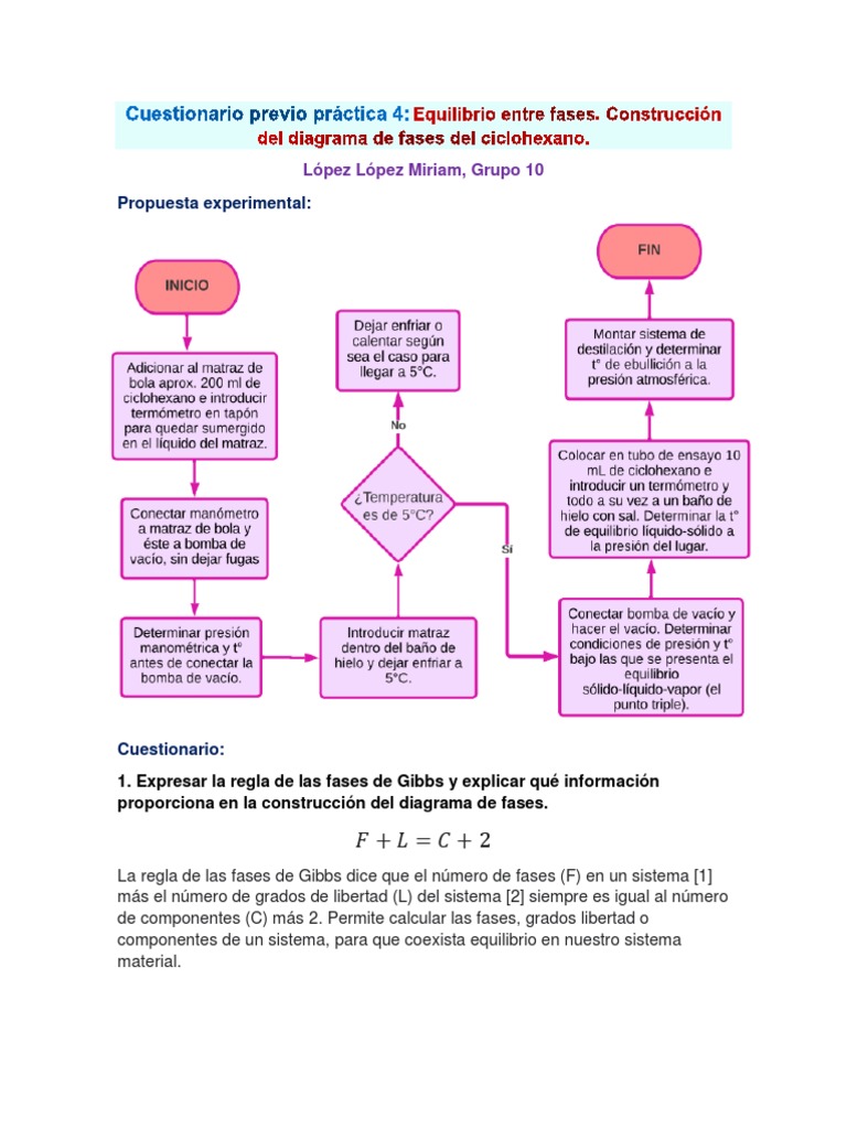 Cuestionario Previo P4, Lab de EyC | PDF | Fase (materia) | Vapor