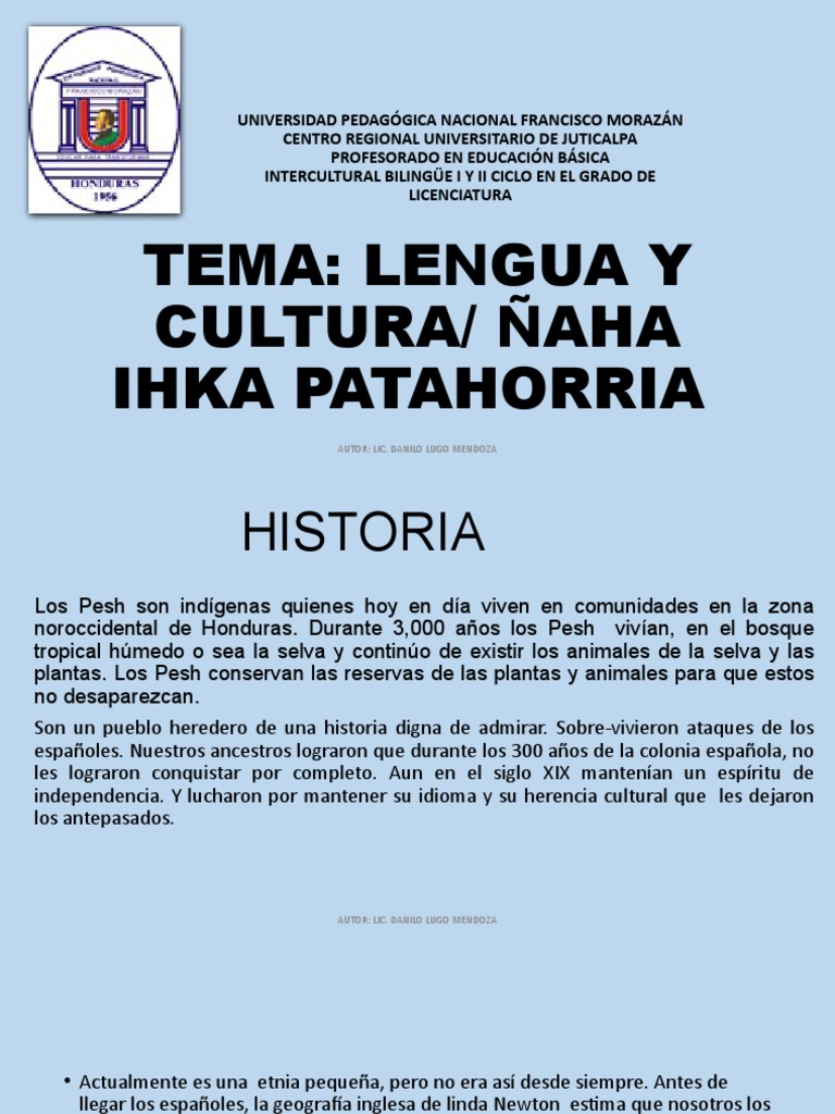 Danilo Presentacion Pueblo Pesh | PDF | Vocal | Tono (Lingüística)