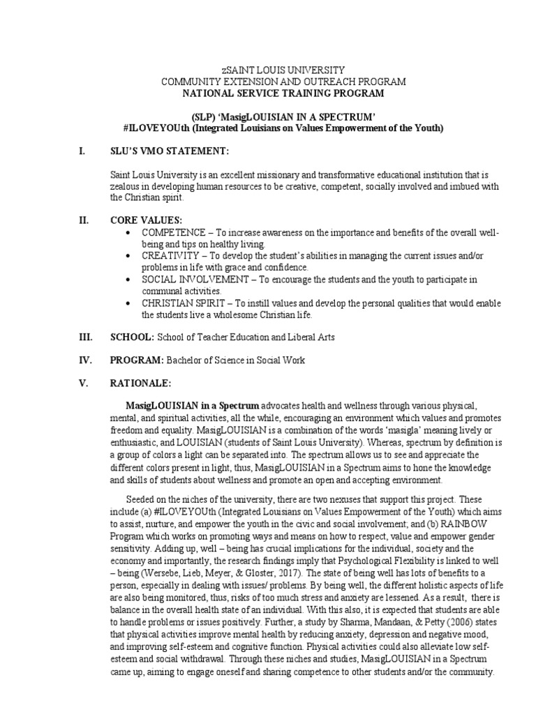 SLP | PDF | Self Esteem | Psychology