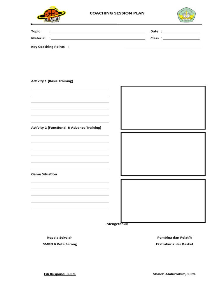 Program Latihan Dan Absen Ekskul Basket | PDF