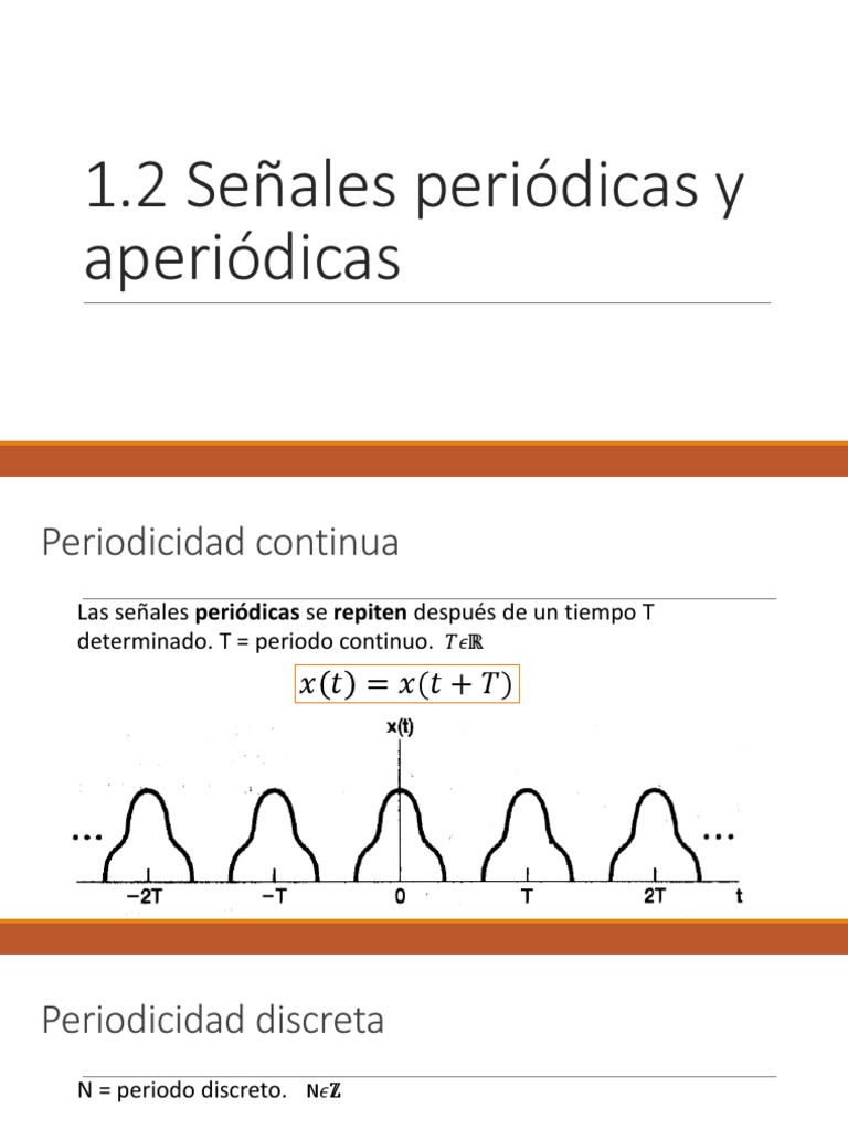 1.2 Señales Periodicas y Aperiodicas | PDF