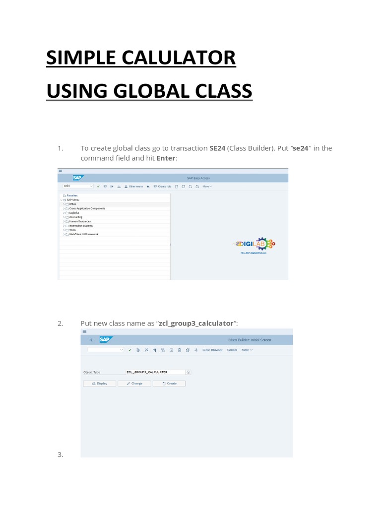 Simple Calulator | PDF | Parameter (Computer Programming) | Software ...