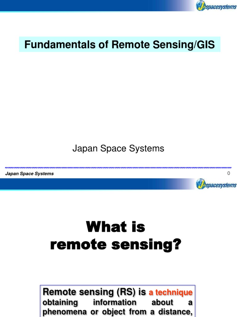 Fundamentals RS-GIS | PDF | Radio | Infrared